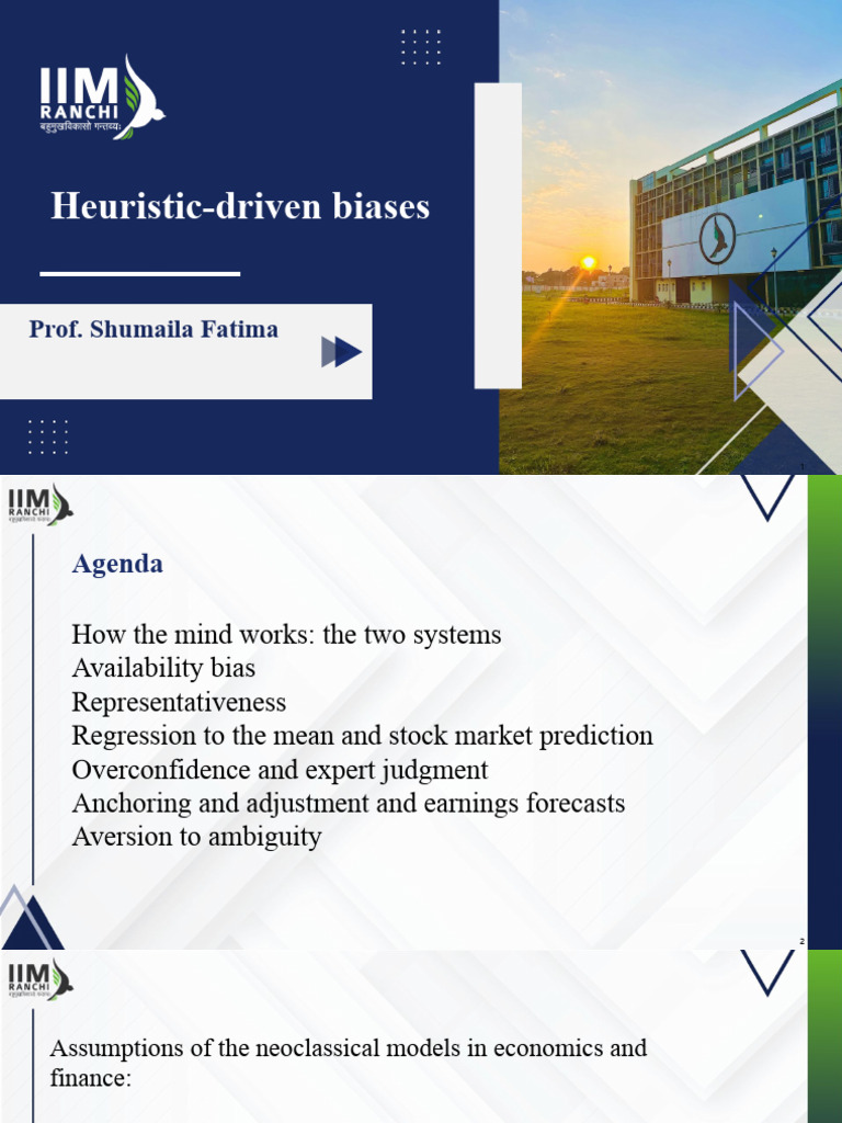 PPT-4 BF | PDF | Representativeness Heuristic | Heuristic