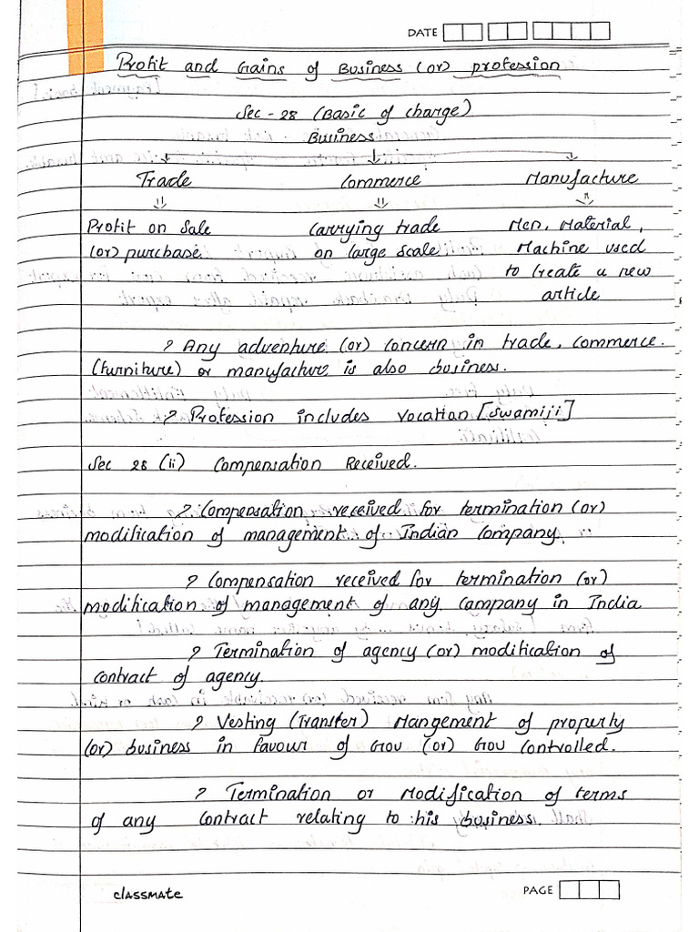 Ys PGBP Sample Notes | PDF