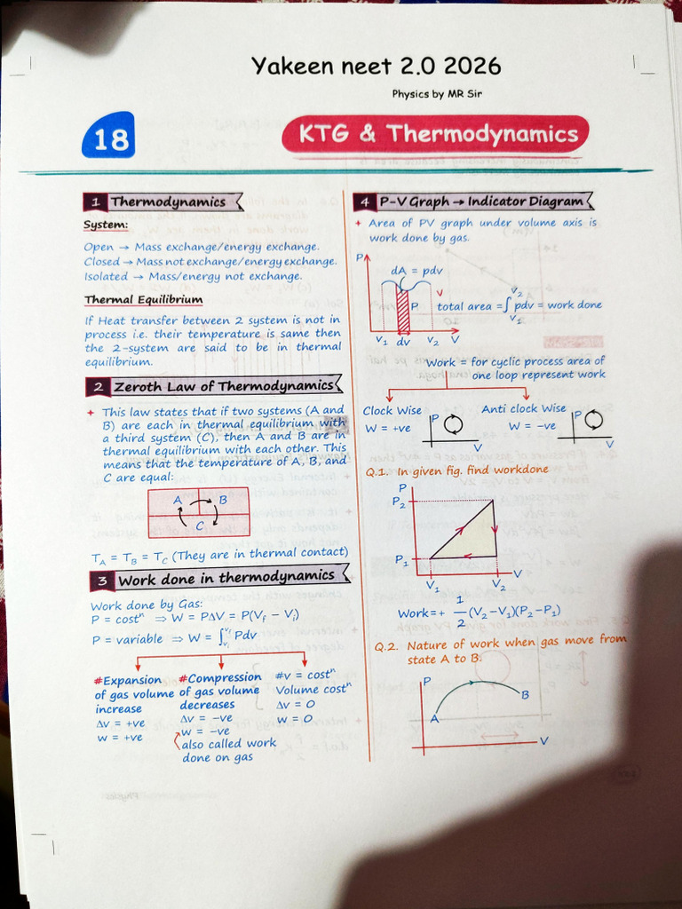 KTG Formula | PDF | Thermodynamic Equilibrium | Gases