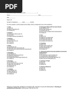Kujala Anterior Knee Pain Scale Questionnaire | PDF | Sports & Recreation