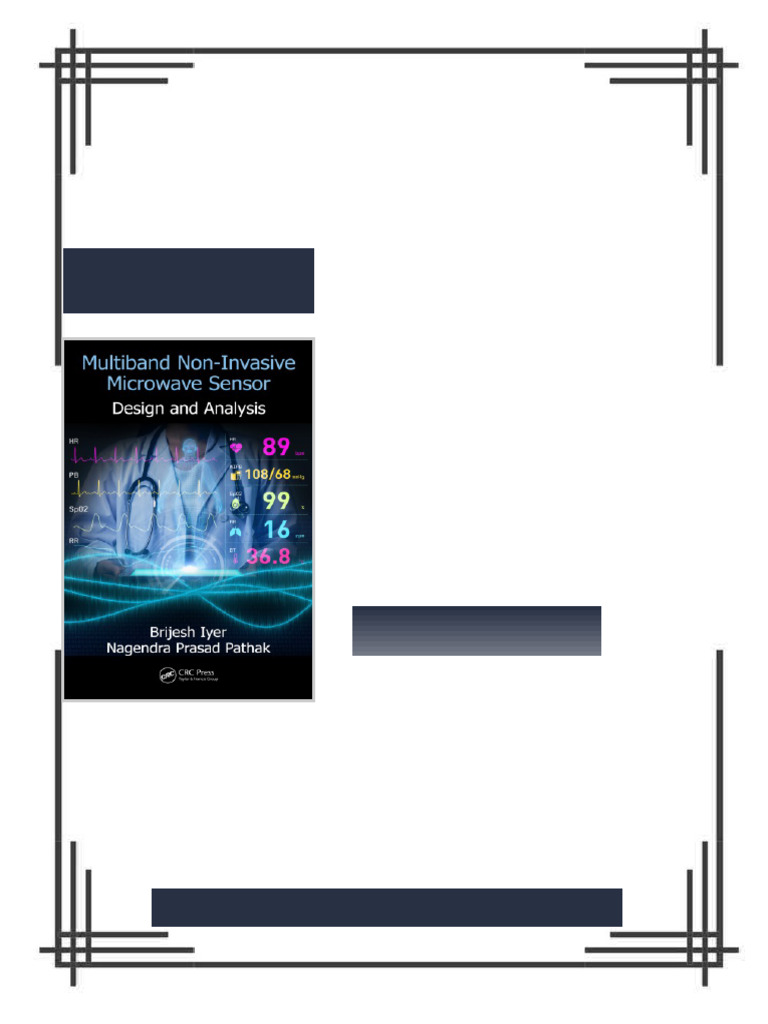 Multiband non-invasive microwave sensor : design and analysis First ...