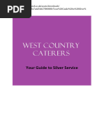 Training Manual Silver Service | PDF | Tableware | Spoon