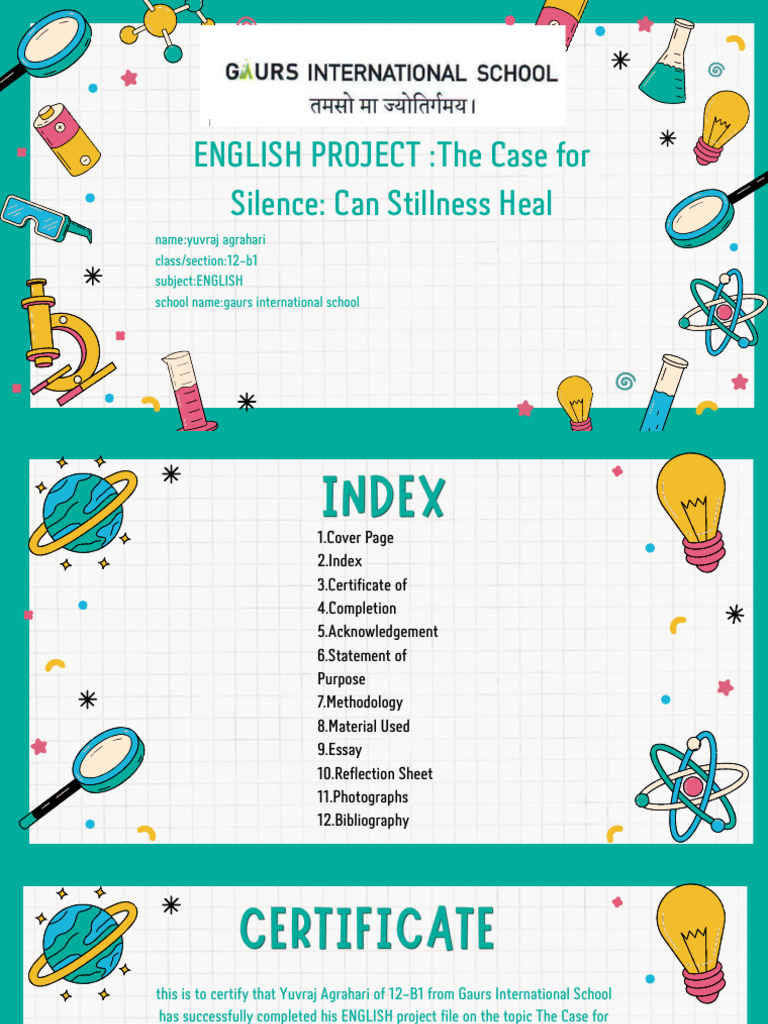 Pink and Green Doodle Hand Drawn Science Project Presentation (3) | PDF