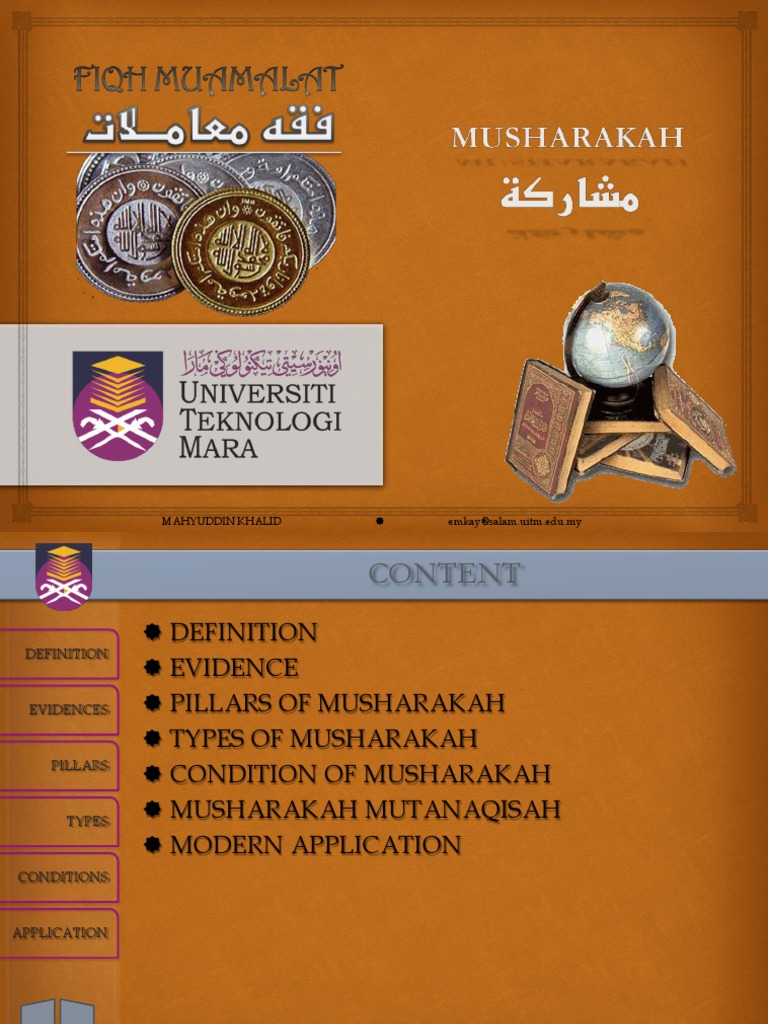Musharakah | PDF | Partnership | Ownership