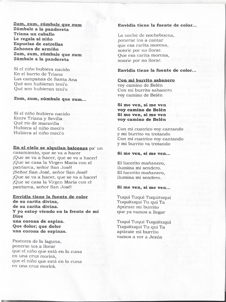 Villancicos popurri | PDF