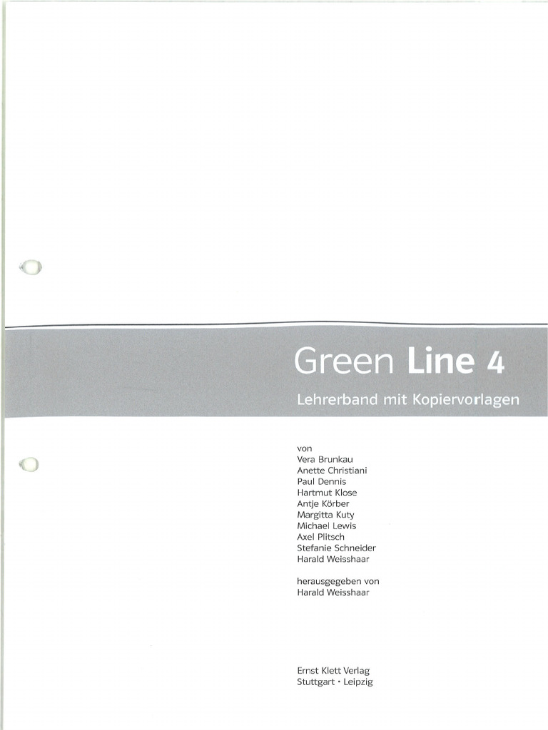 Green Line 4 - Lehrerband Mit Kopiervorlagen | PDF