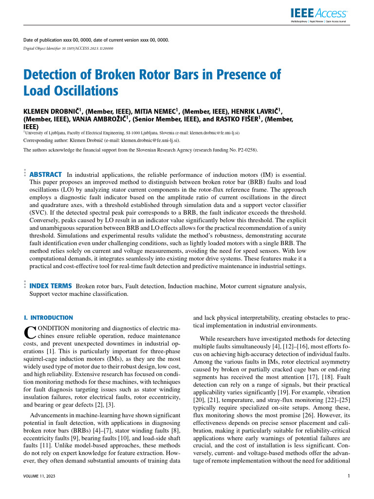 Detection of Broken Rotor Bars in Presence of Load | PDF | Spectral Density