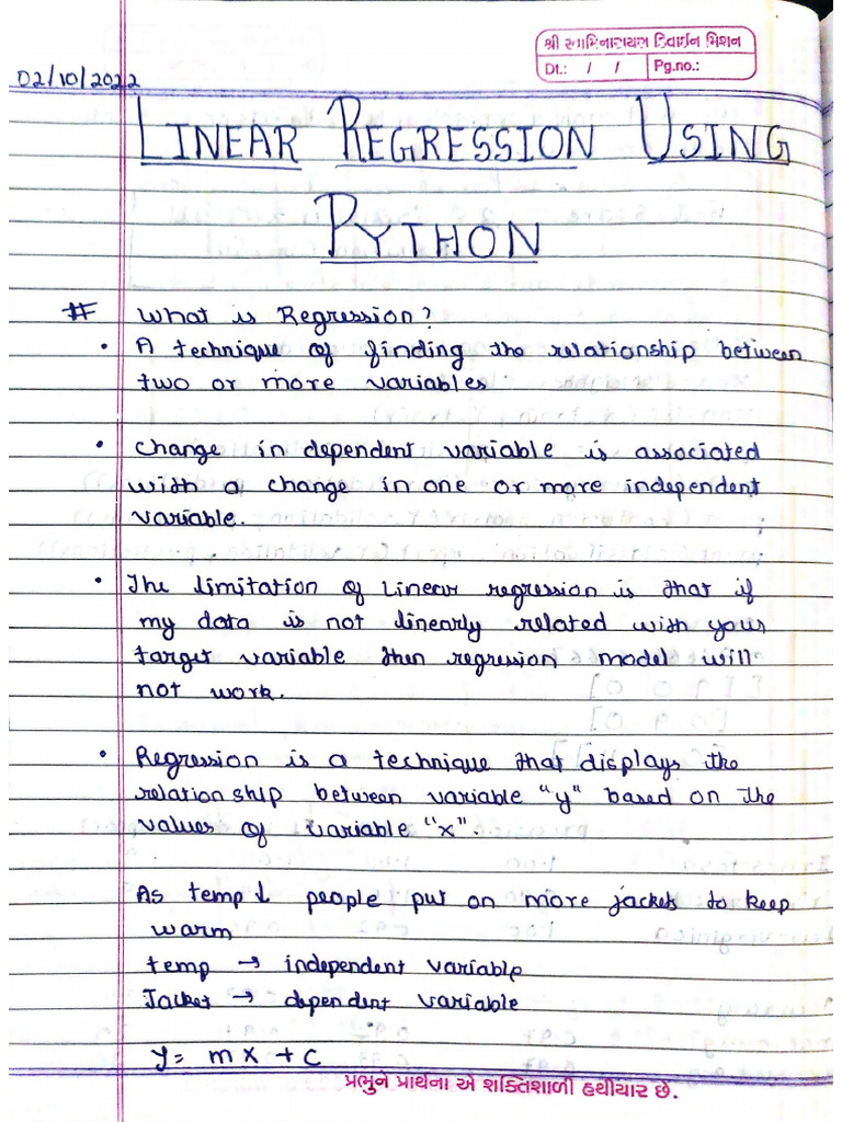 Linear Regression | PDF