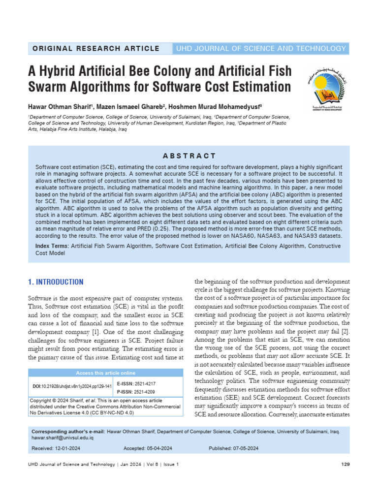 Dr. Mazen Paper 2 - UHDJST C Manuscript 1 20240507 V2 | PDF ...