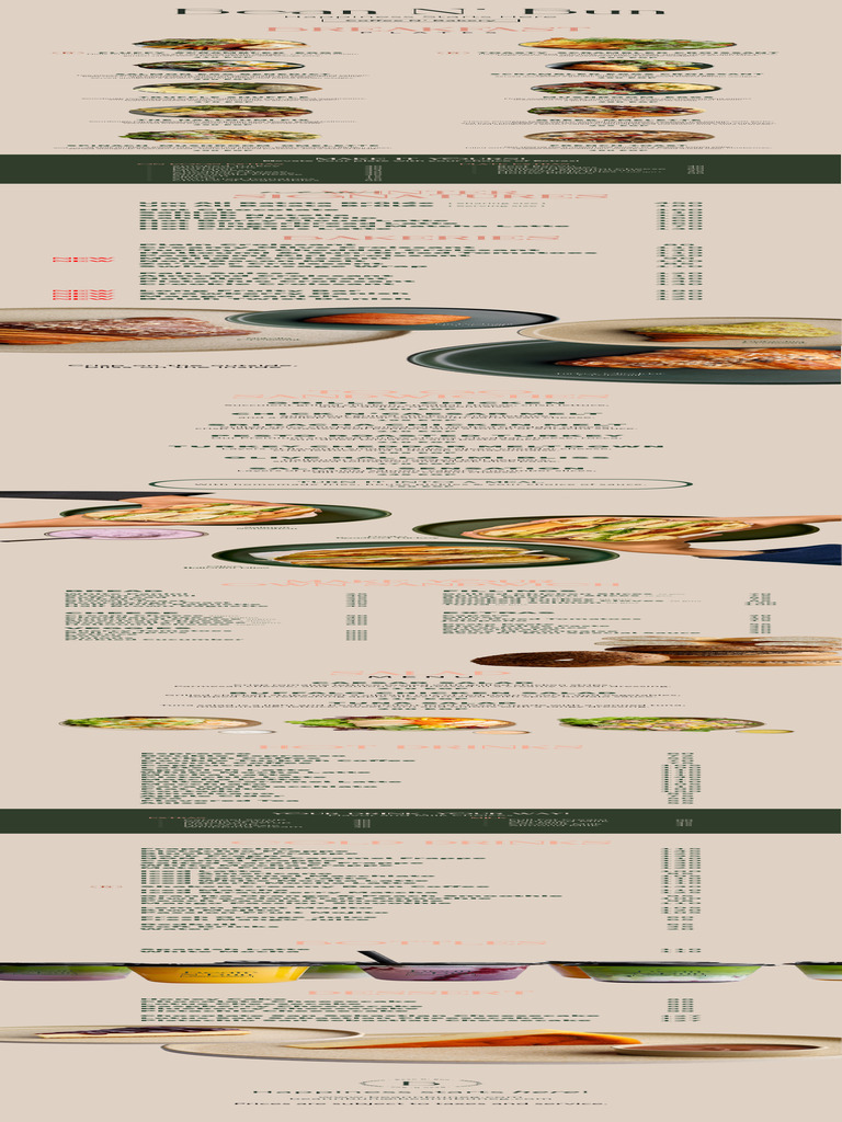 Bean N' Bun Menu | PDF
