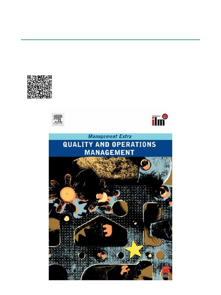 Quality and Operations Management Revised Edition Revised Edition, 1st ...