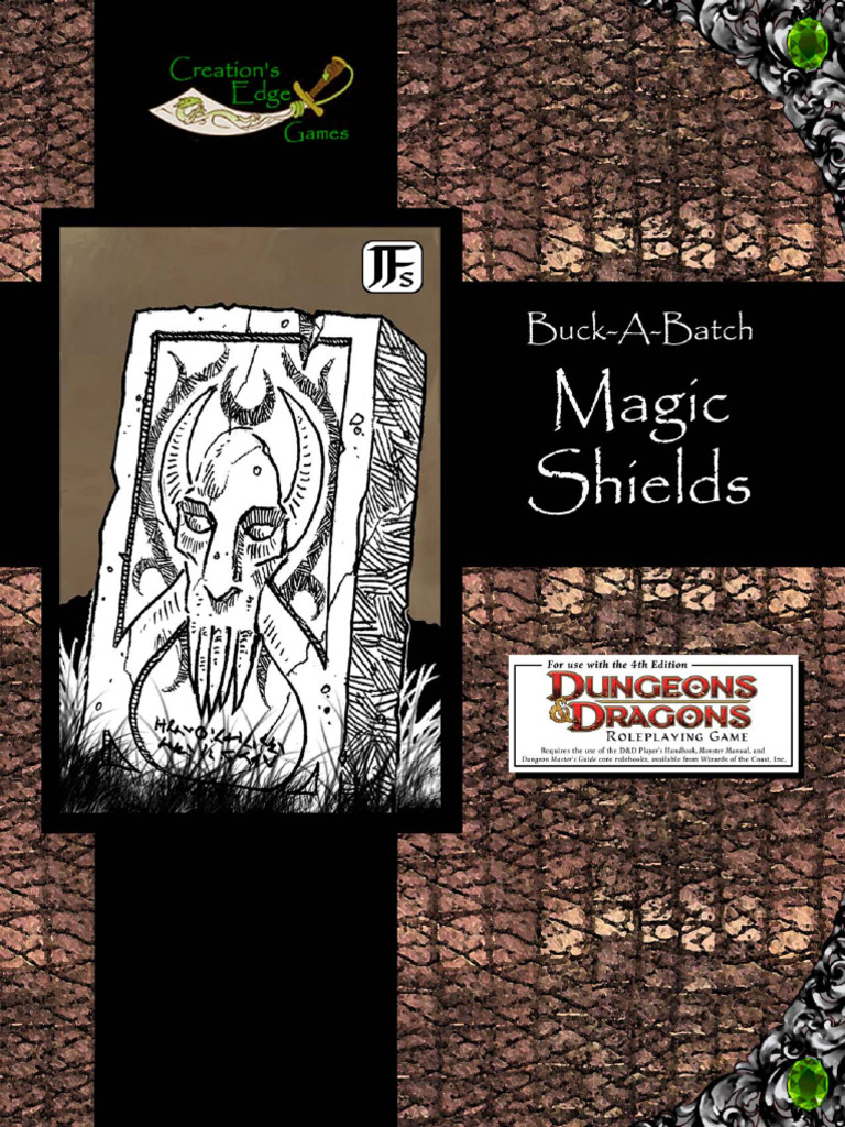 Dungeons & Dragons 4E Shield Guide | PDF | Dungeons & Dragons | D20 System