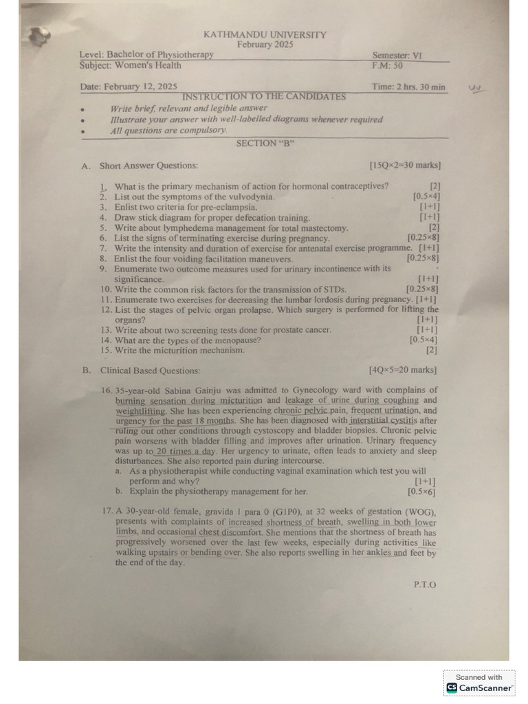 6th Sem Question Collection | PDF