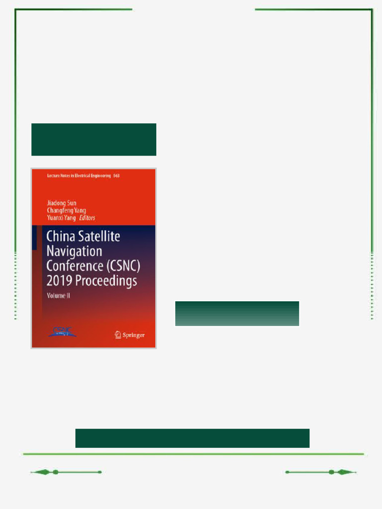 China Satellite Navigation Conference CSNC 2019 Proceedings Volume II Jiadong Sun eBook indexed ...