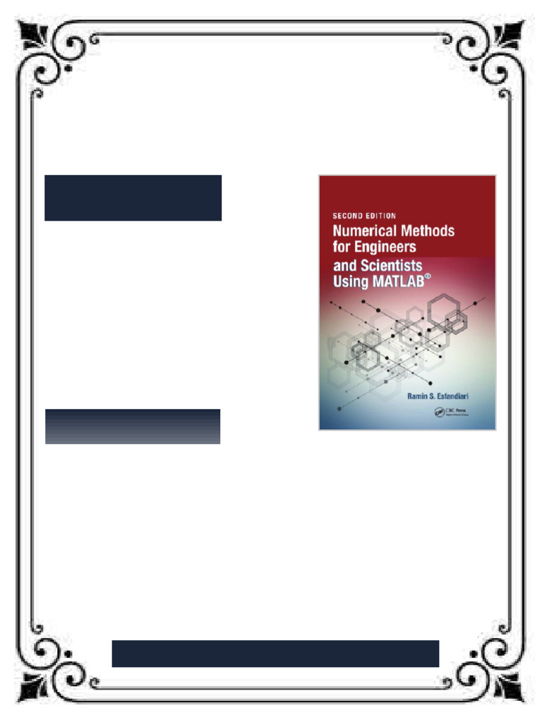 Numerical Methods for Engineers and Scientists Using MATLAB® Ramin S. Esfandiari eBook digital ...