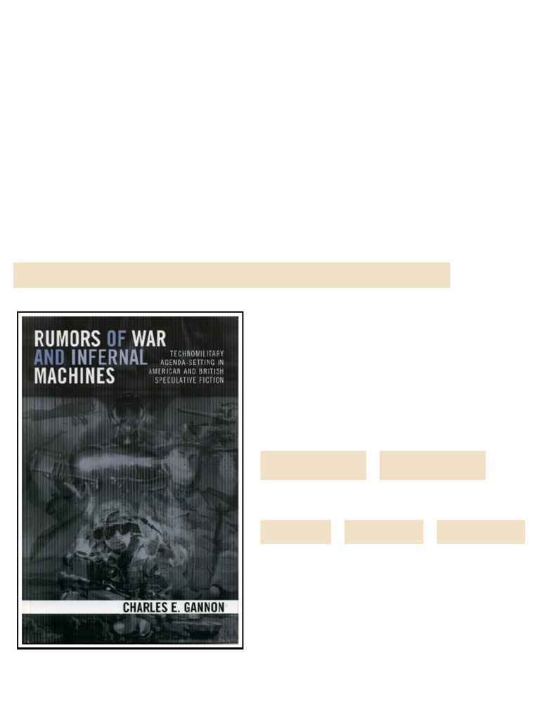 Rumors of War and Infernal Machines Technomilitary Agenda setting in ...