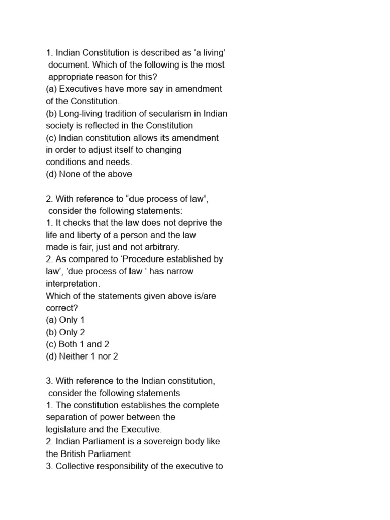Salient Features of Constitution-L-3 | PDF | Constitution | Justice