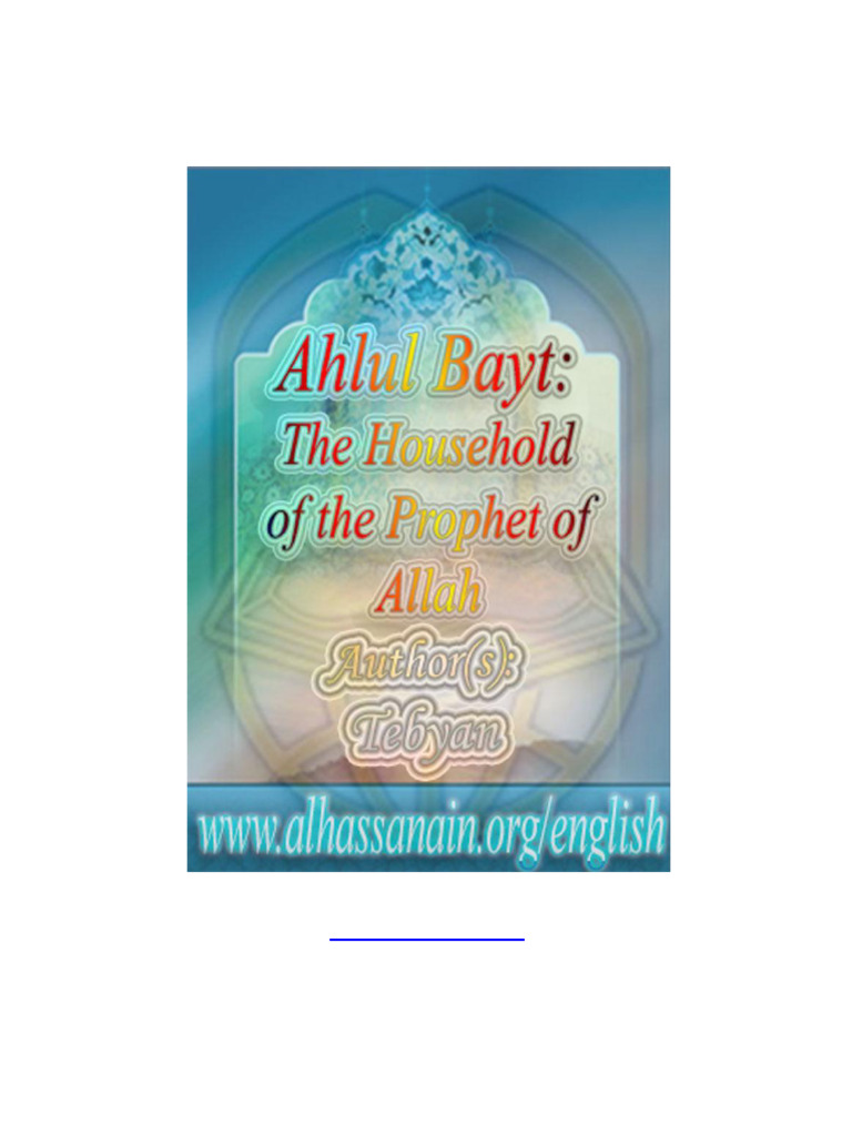 Ahlul Bayt the Household of the Prophet of Allah | PDF | Ahl Al Bayt ...