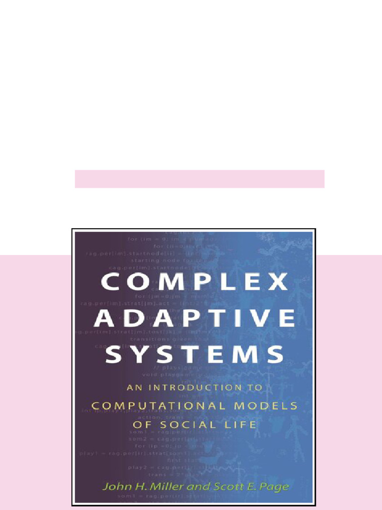 (Ebook) Complex Adaptive Systems: An Introduction to Computational ...