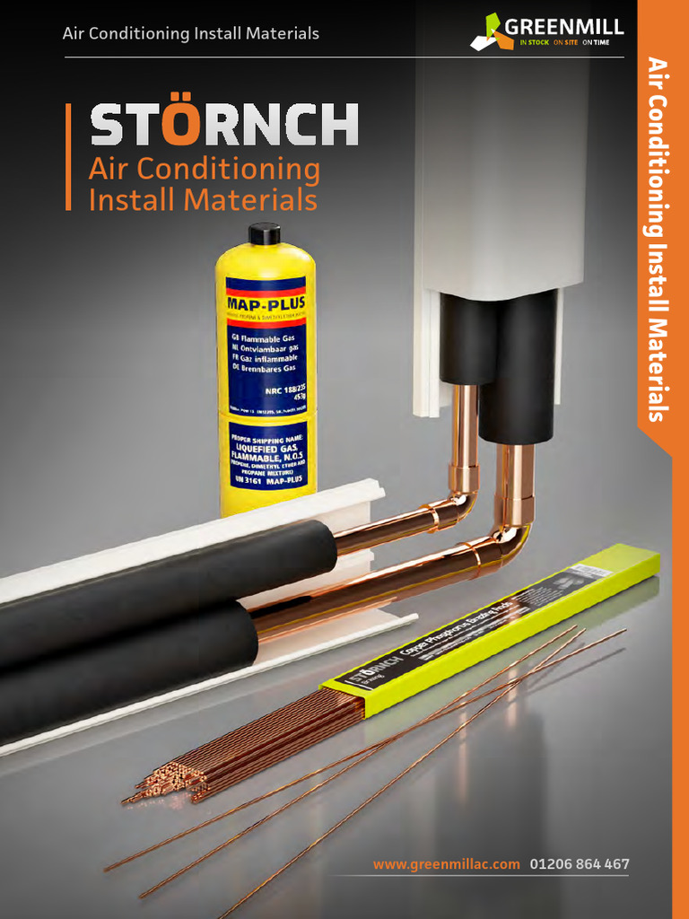 Air Conditioning Installation Materials Guide | PDF | Pipe (Fluid ...