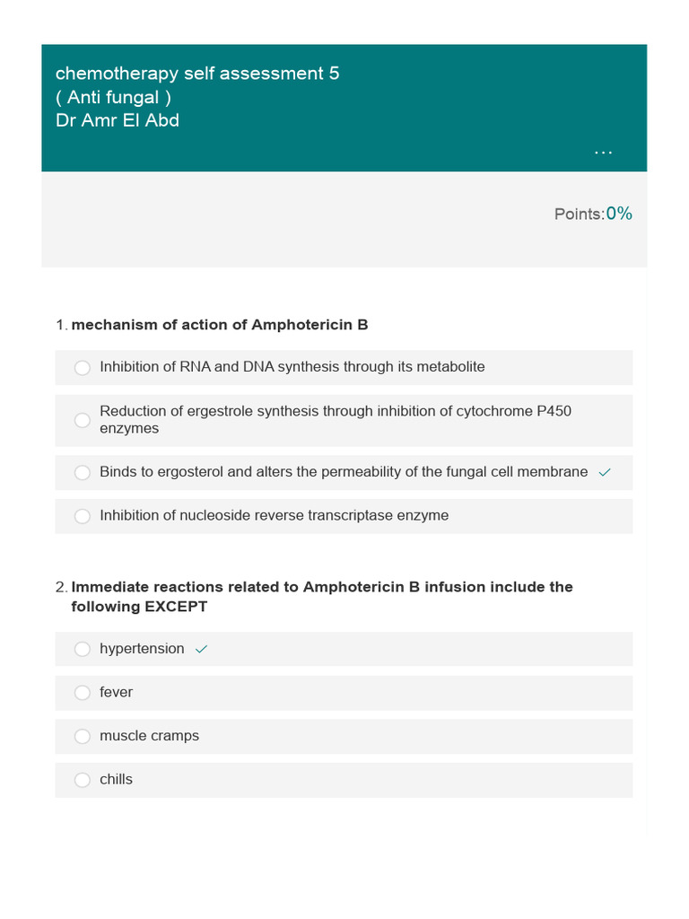 Amphotericin B and Antifungal Mechanisms | PDF | Medicinal Chemistry ...