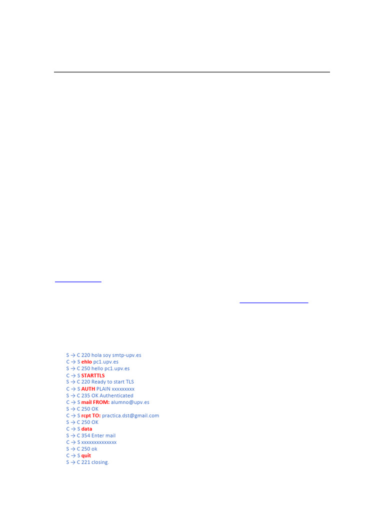 Explicación de Protocolo MIME y SMTP | PDF | Servidor web | Internet y web