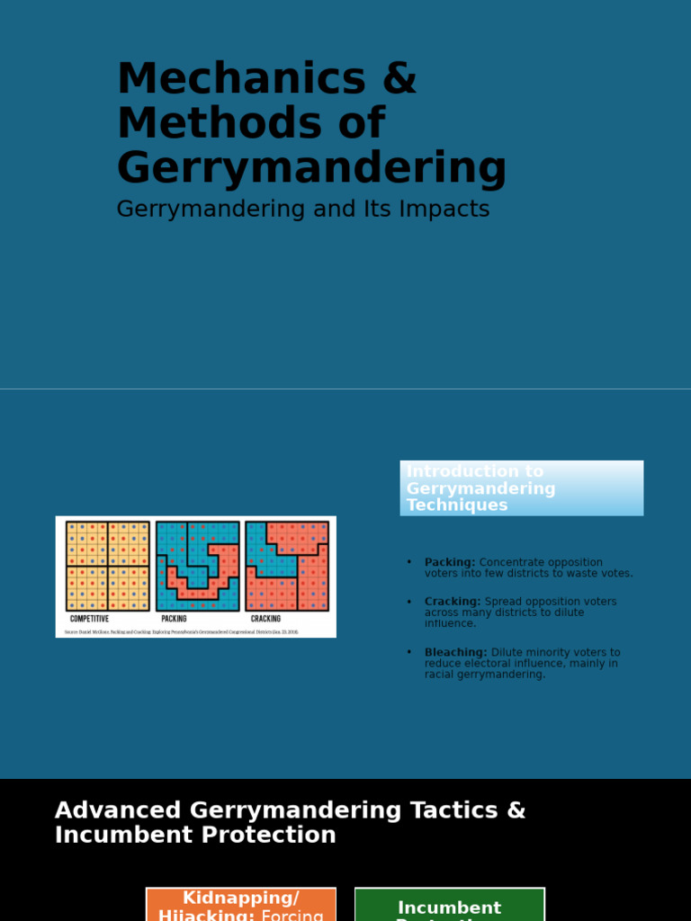 Sab Gerrymander Slides | PDF | Gerrymandering | Government