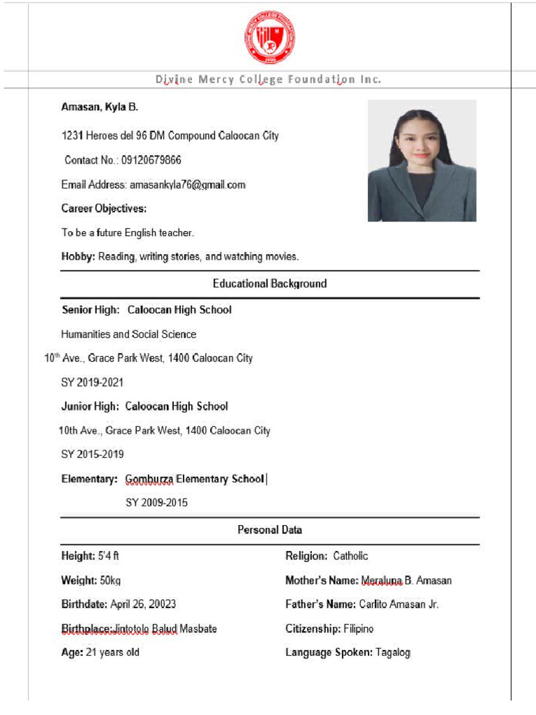 Curriculum Vitae | PDF