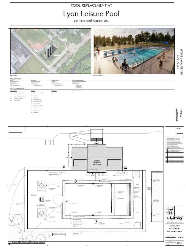 Lyon Leisure Pool Renovation Plans | PDF
