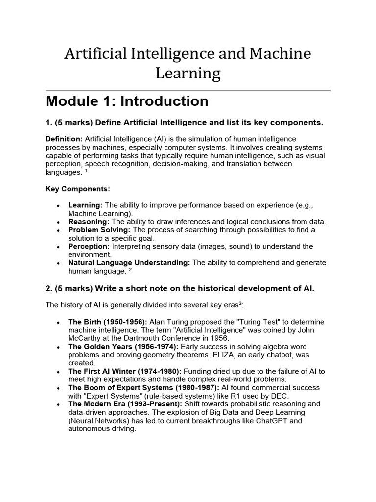AI and Machine Learning Overview | PDF | Principal Component Analysis ...