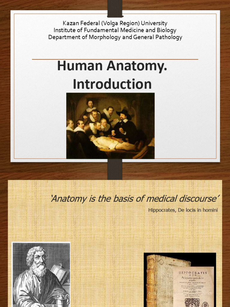Overview of Human Anatomy History | PDF | Anatomy | Biology