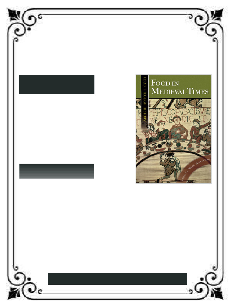 Food in Medieval Times Melitta Weiss Adamson ebook OCR-enabled pdf ...