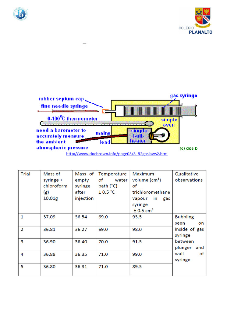 Topic1 Molarmass IGE an Ev | PDF