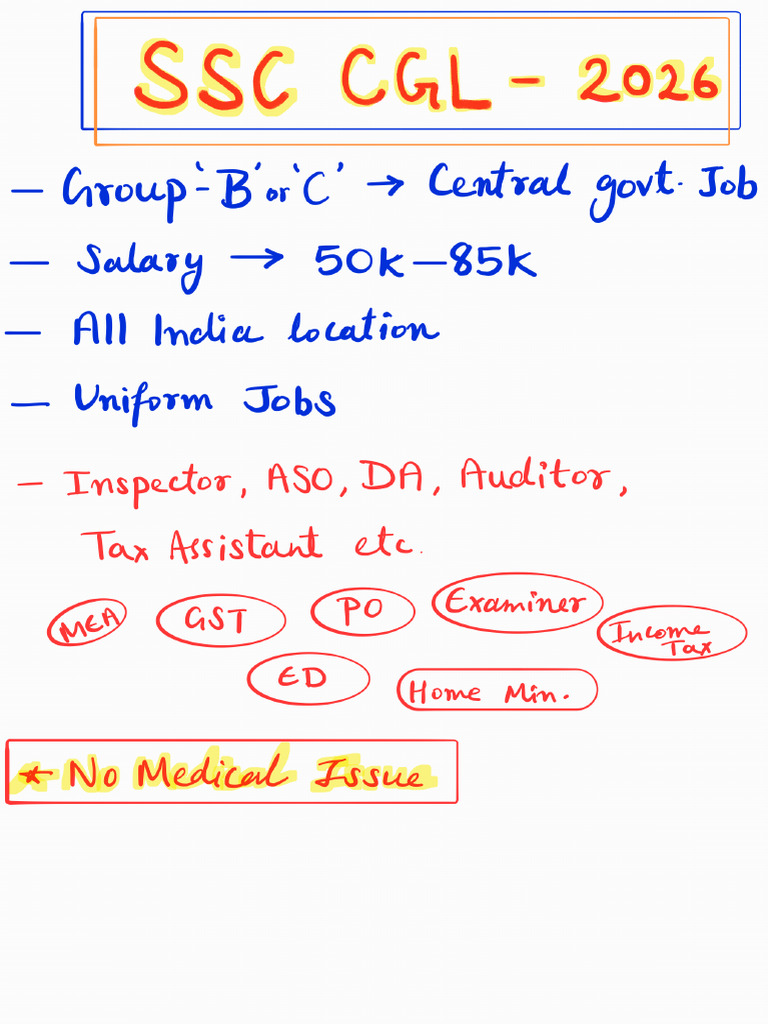 CGL 2026 Beginners STRATEGY | PDF