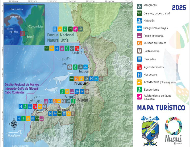 25670 Mapa Turistico de Nuqui 2025 | PDF