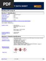 Hardtop XP Comp B Safety Data Sheet | PDF | Chemical Reactions | First Aid