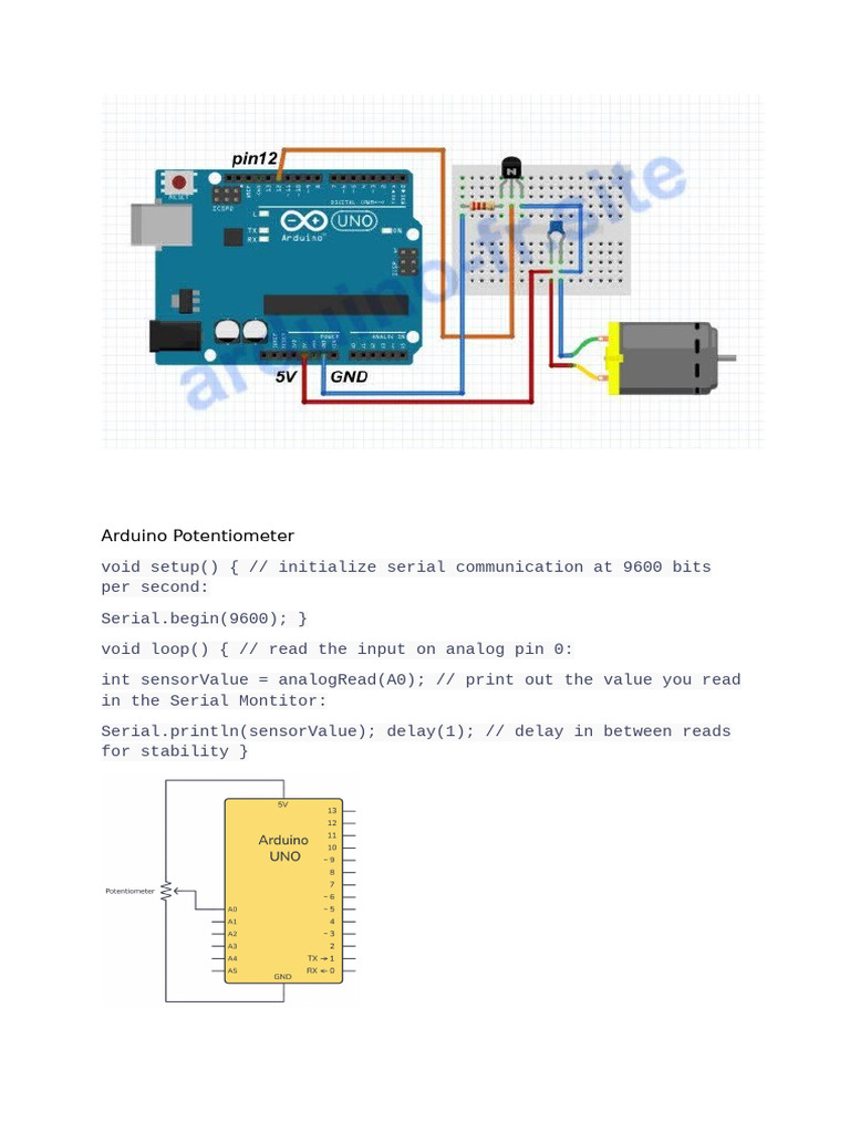 Arduino Potentiometer | PDF