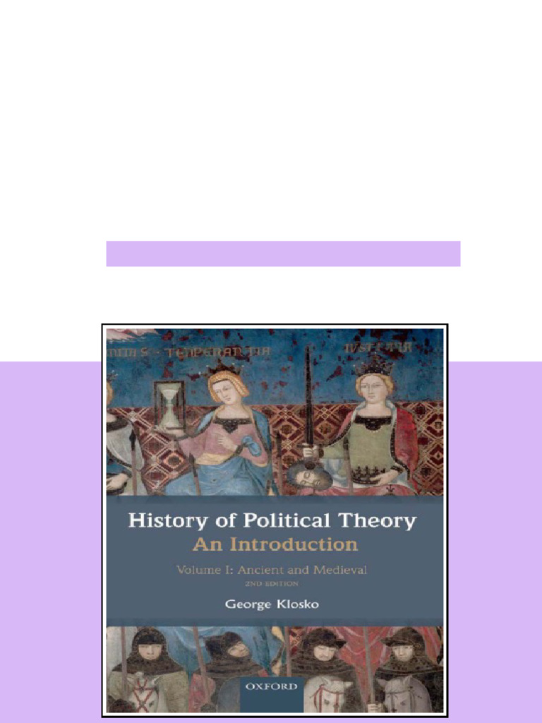 (Ebook) History of Political Theory: An Introduction, Volume 1: Ancient ...