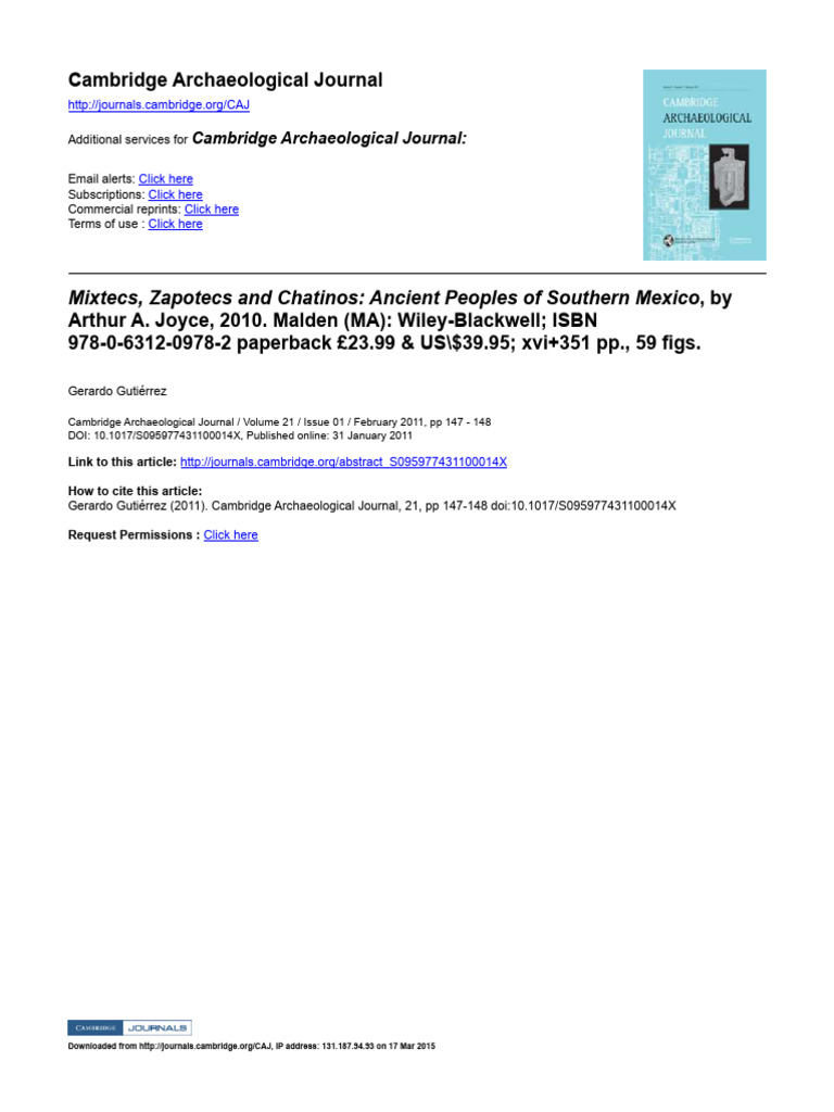 Mixtecs Zapotecs and Chatinos Ancient Pe | PDF | Pre Columbian Era ...
