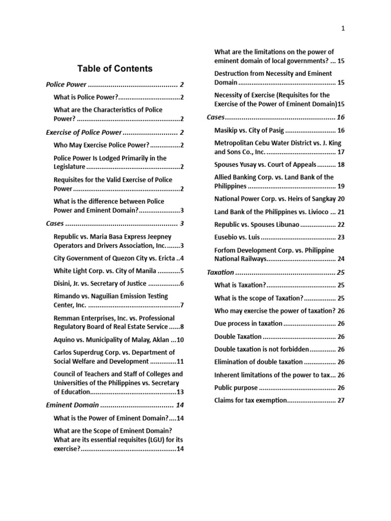 Understanding Police Power in Law | PDF | Mandamus | Defamation