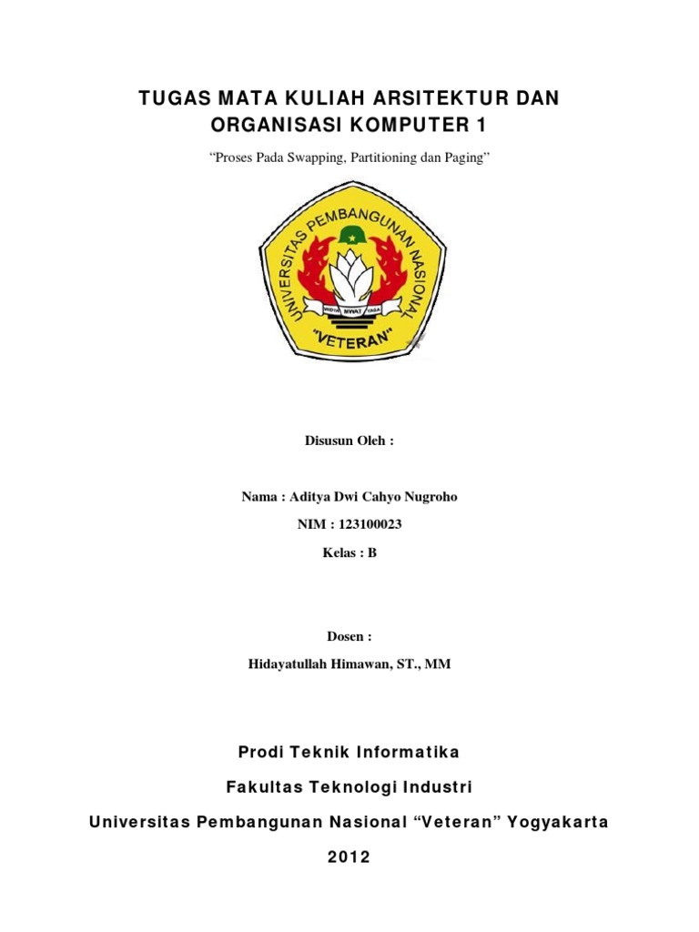 Proses Swapping, Partitioning, Paging | PDF | Komputer | Teknologi & Rekayasa
