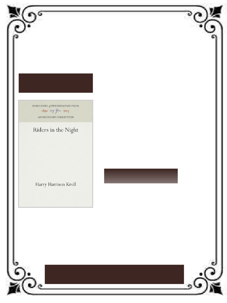 Riders in the Night Harry Harrison Kroll pdf ebook version | PDF