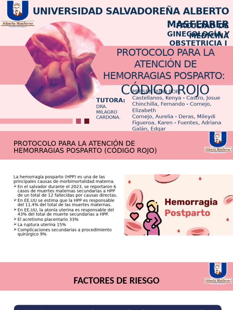 Codigo Rojo | PDF | Parto | Sangre