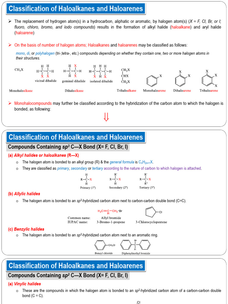 1_chem_241_organo-halogen_compounds_01 | PDF | Chemical Reactions | Alkene