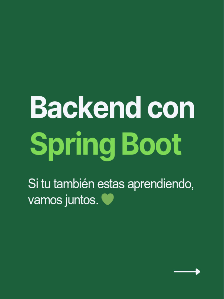 Estructura de Backend en Spring Boot | PDF