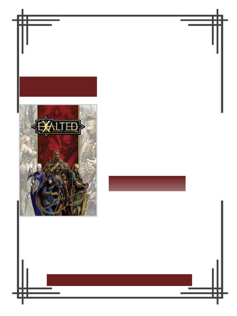Exalted Core Rulebook 2nd Edition Alan Alexander ebook extended reading ...