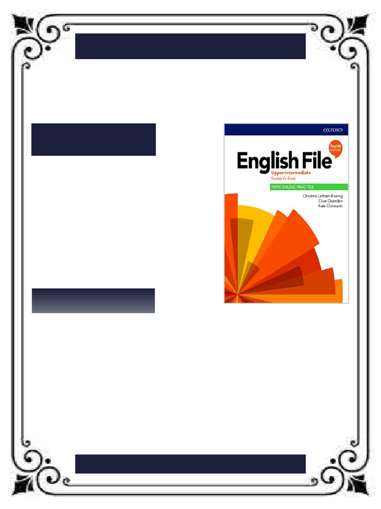 English File 4th edition Upper Intermediate Student s Book Christina ...
