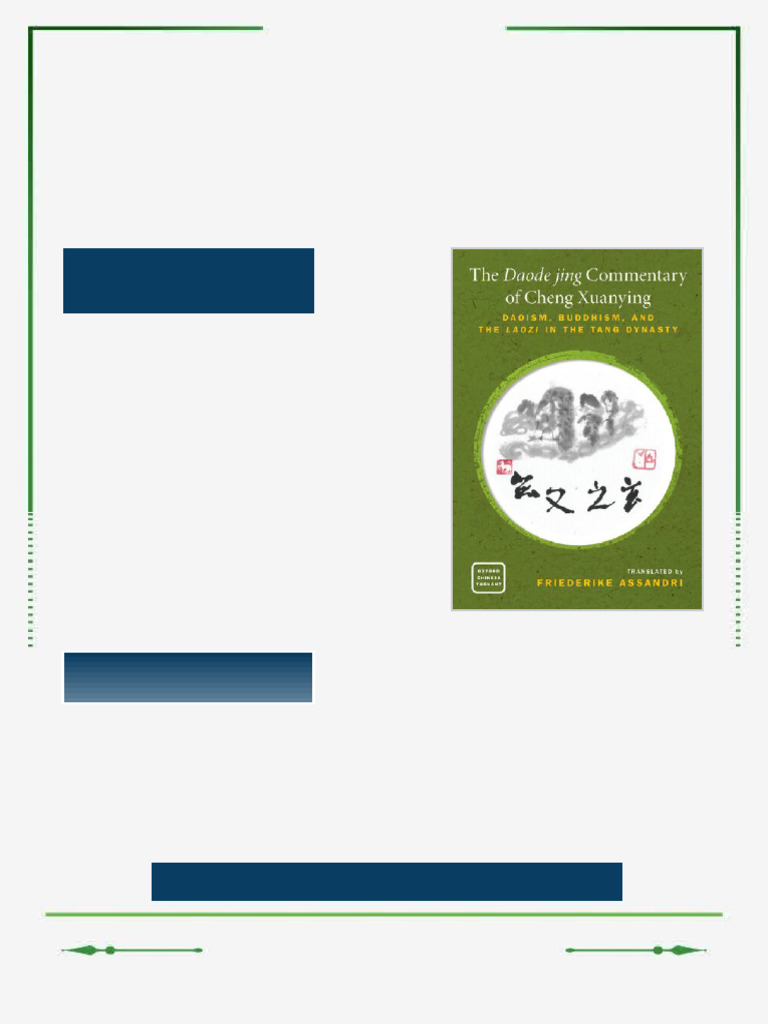 The Daode Jing Commentary of Cheng Xuanying : Daoism, Buddhism, and the ...