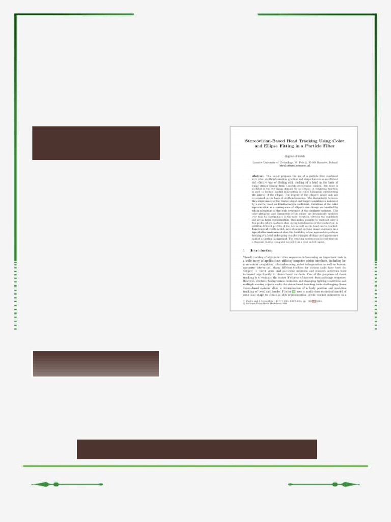 LNCS 3024 Stereovision Based Head Tracking Using Color and Ellipse ...
