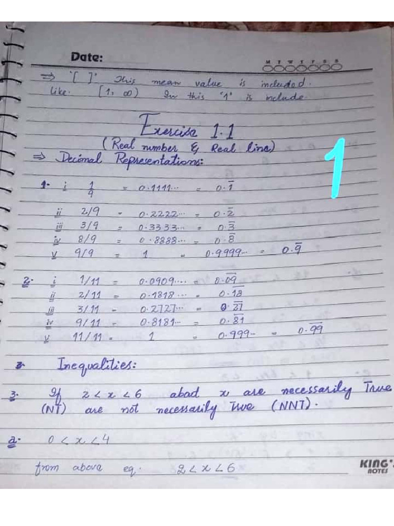 Calculus Notes | PDF